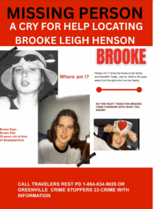 The Cold Case of Brooke Leigh Henson in Travelers Rest – The Lantern