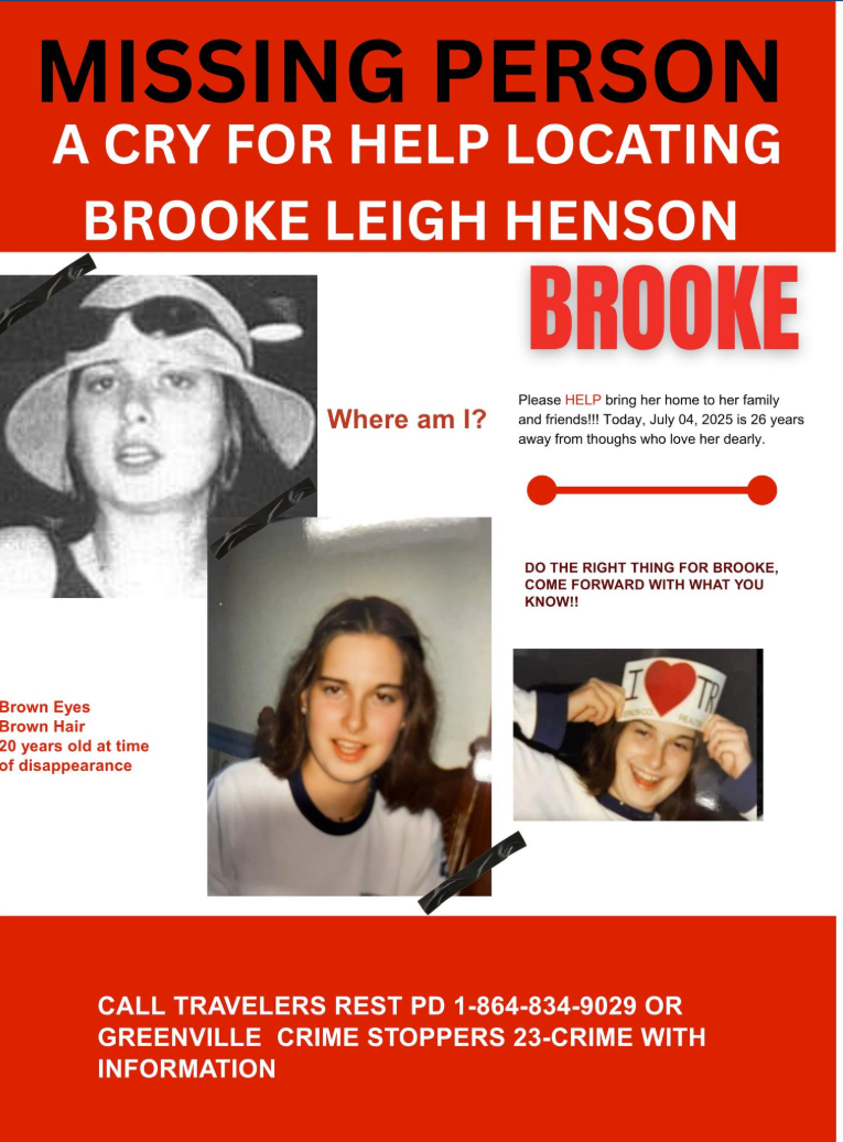 The Cold Case of Brooke Leigh Henson in Travelers Rest – The Lantern